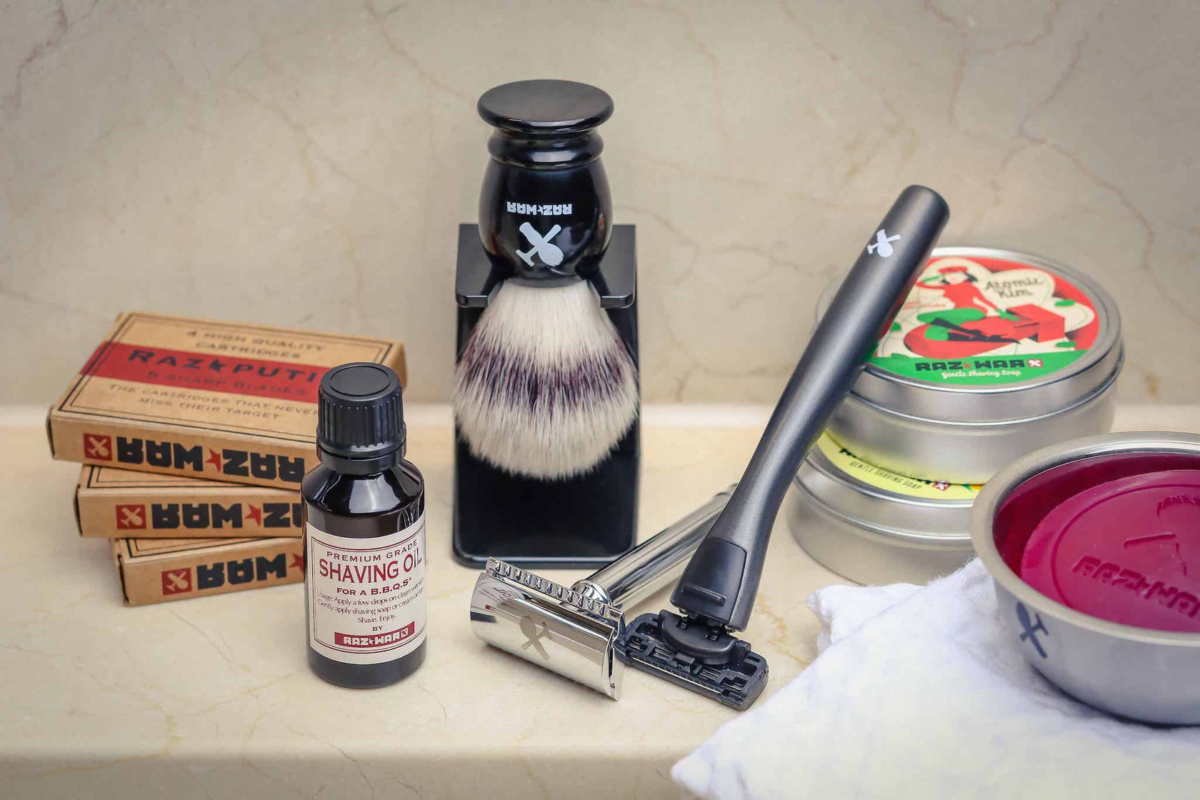 Raz★War - Rasoirs et lames de qualité par abonnement pour votre barbe ...